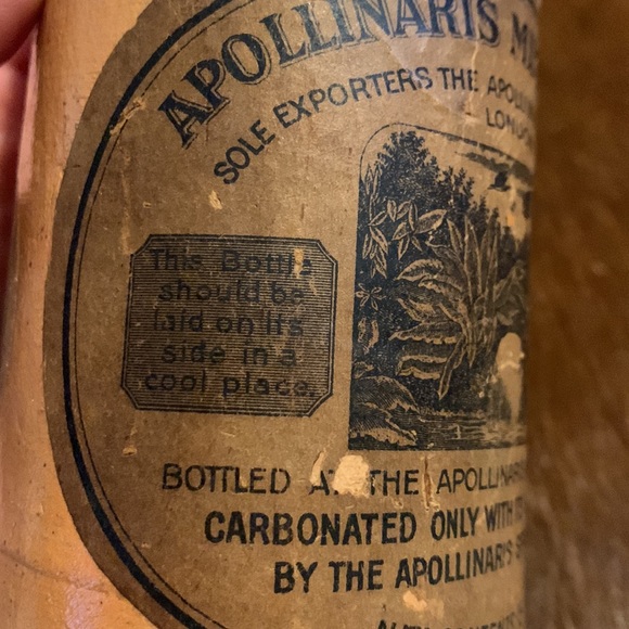 Other | Vintage Apollinaris Mineral Water Clay Bottle | Poshmark